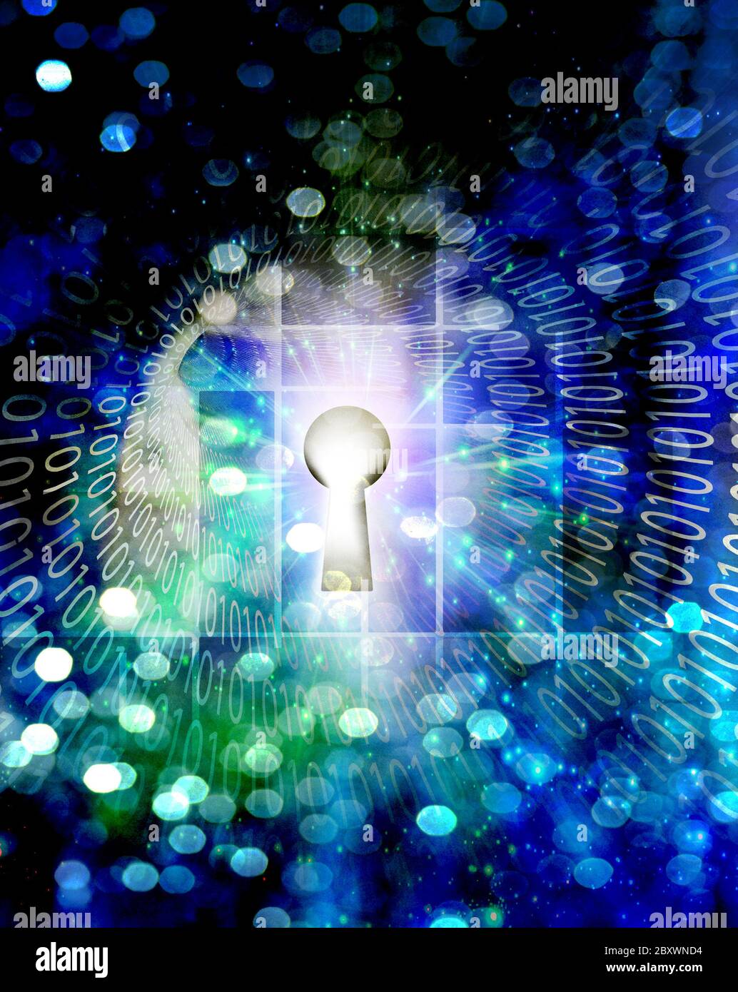 Keyhole binary code on hi-res stock photography and images - Alamy