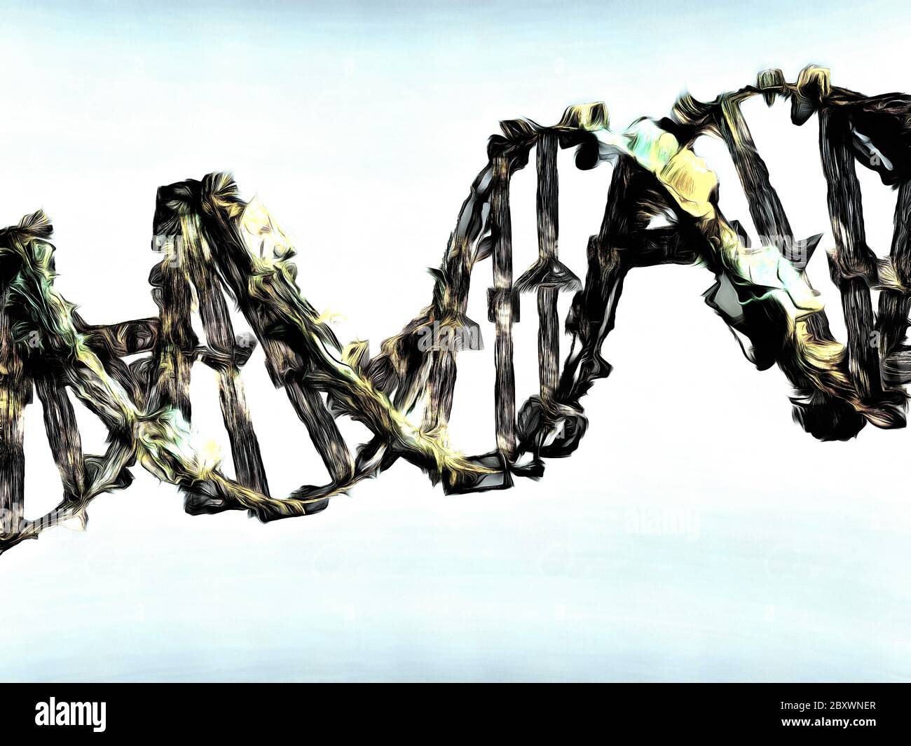 3d dna replication model hi-res stock photography and images - Alamy