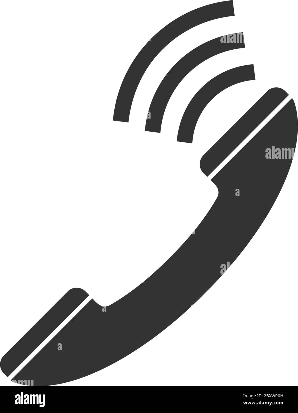 Hotline phone on white Stock Vector Images - Alamy