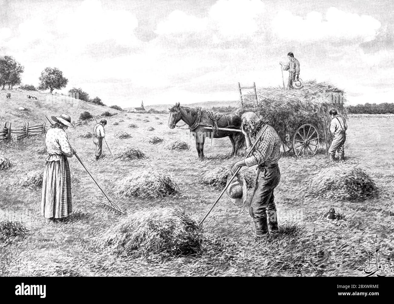 Farming 19th century hi-res stock photography and images - Alamy
