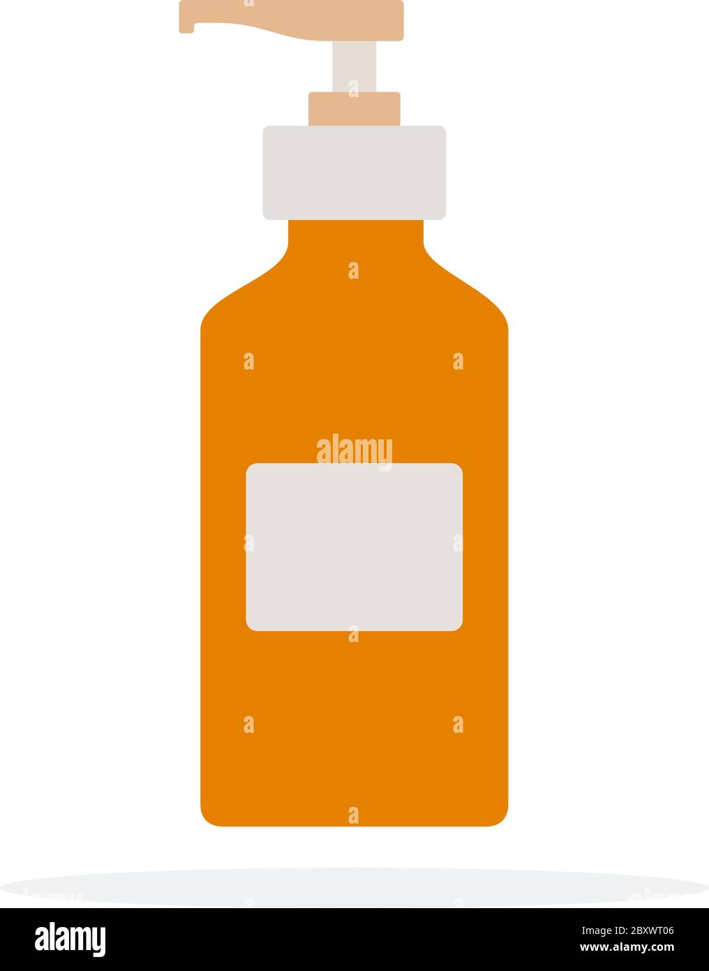 Disinfectant dispenser with hands vector flat material design isolated ...