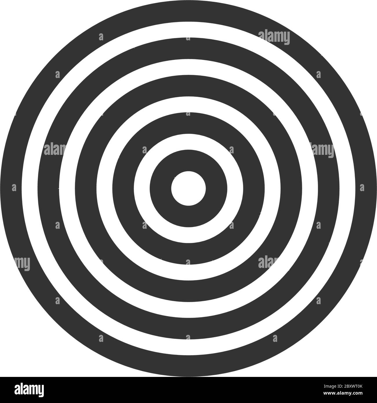 Target. Black Icon Flat on white background Stock Vector Image & Art ...