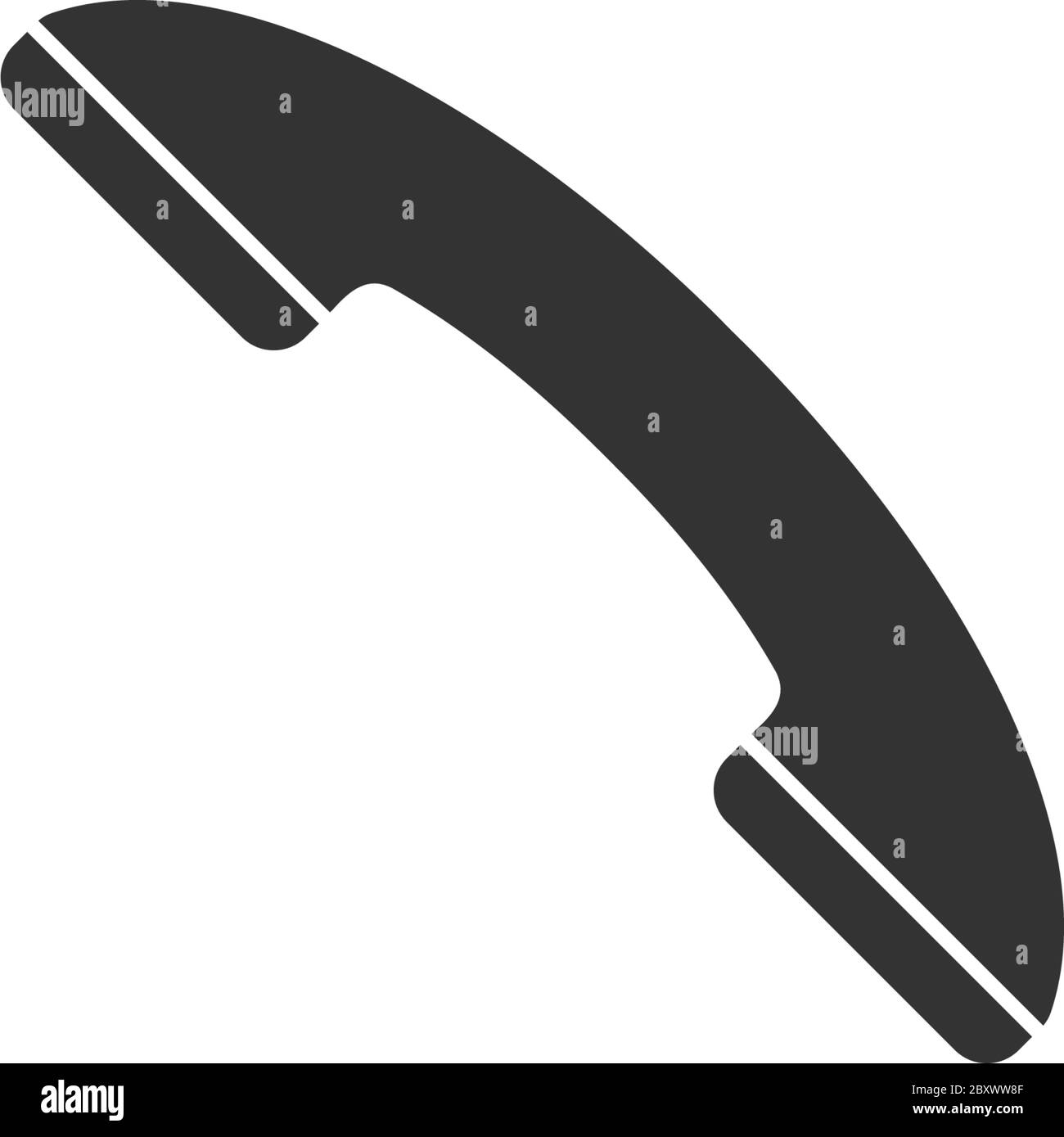 Phone black icon Black and White Stock Photos & Images - Alamy