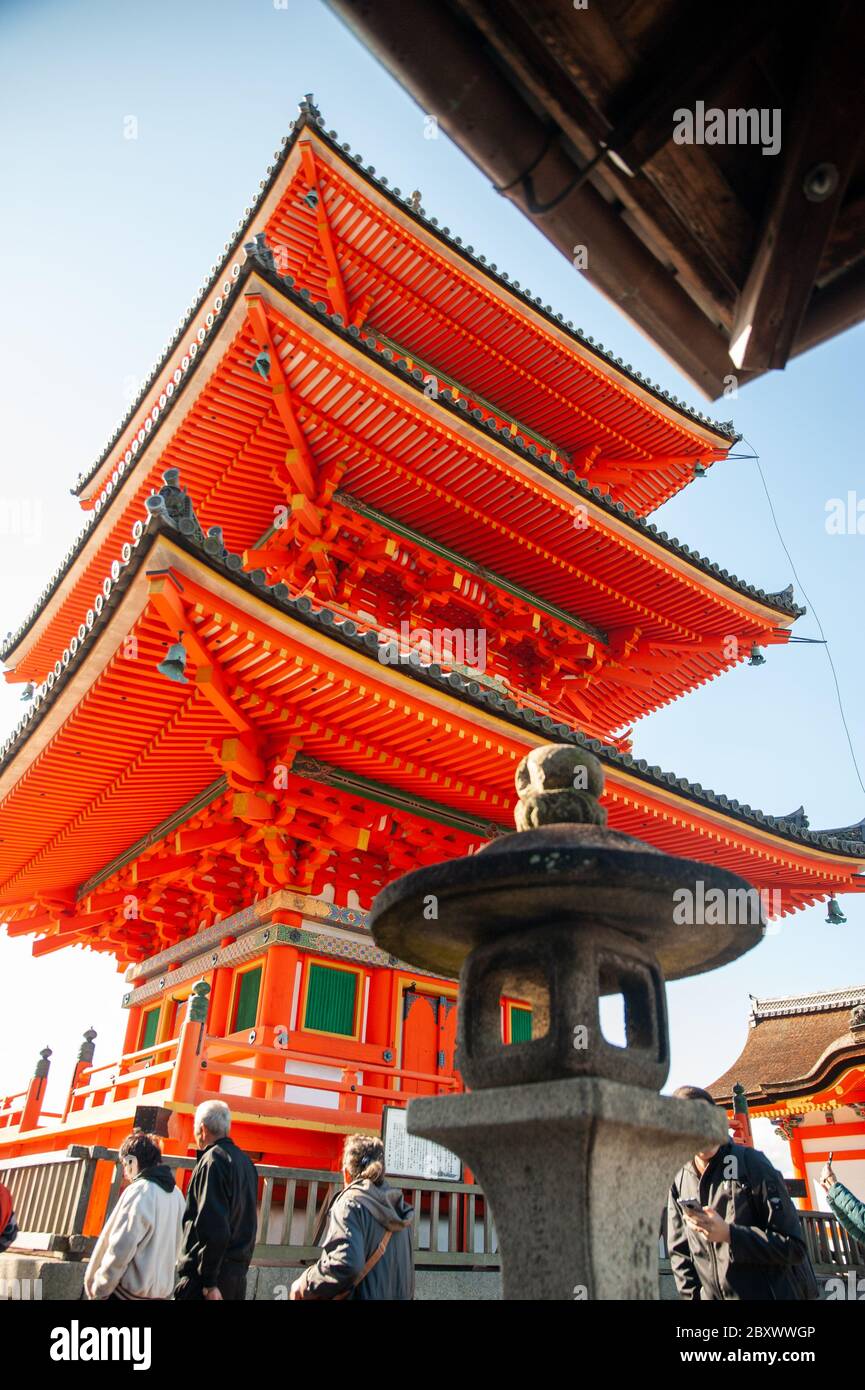 Kiyomizu-dera shrine in Kyoto, Japan Stock Photo - Alamy