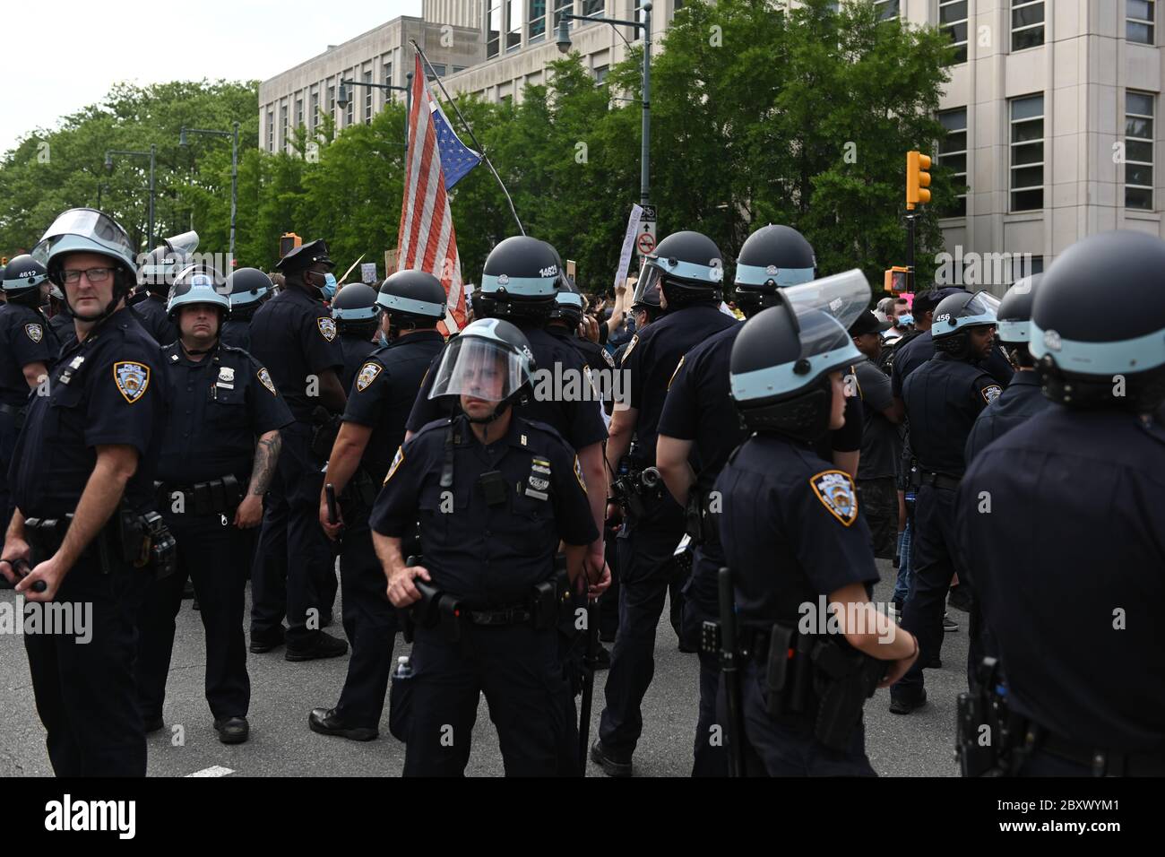 Riot gear at blm protest hi-res stock photography and images - Alamy