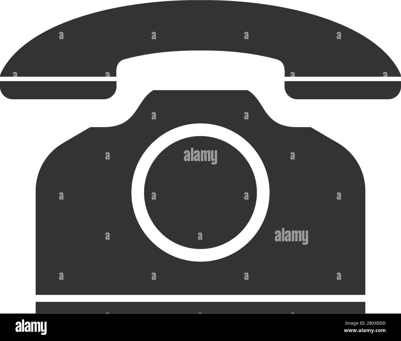 Hotline phone on white Stock Vector Images - Alamy