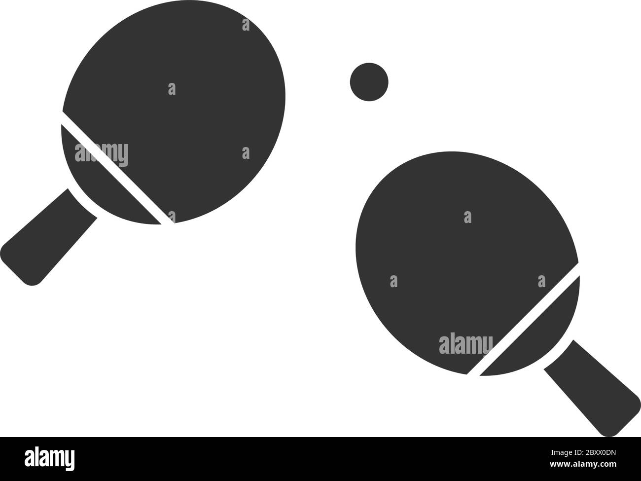 Tennis bat silhouette Cut Out Stock Images & Pictures - Alamy