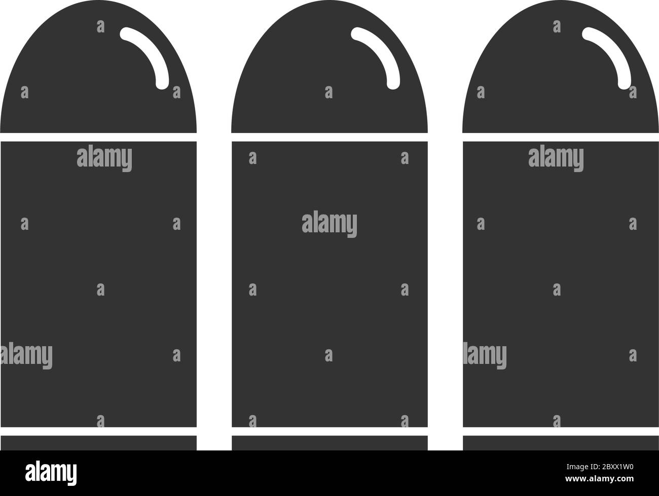 Bullets. Black Icon Flat on white background Stock Vector Image & Art ...