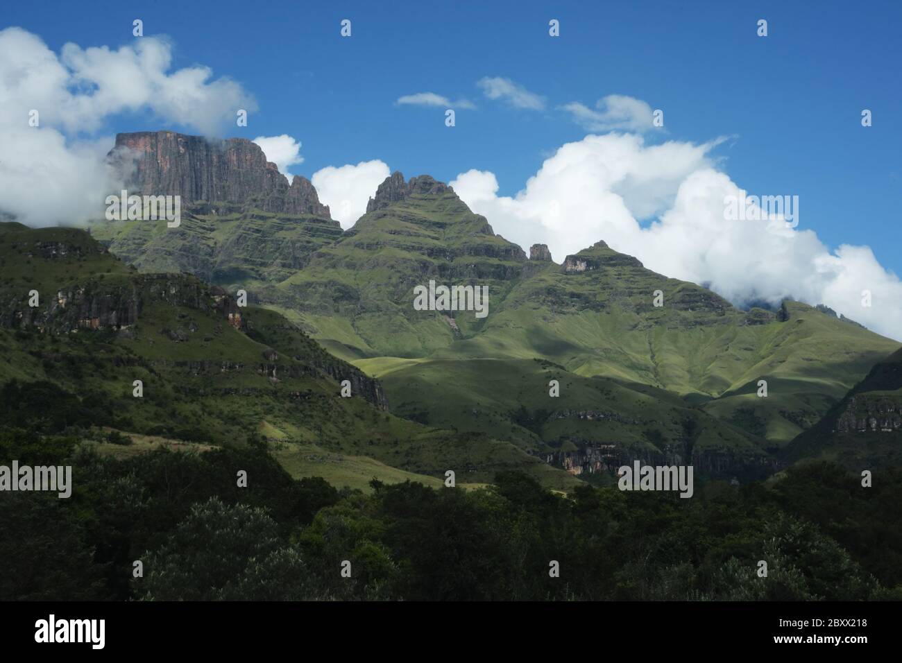 Monk's Cowl - Drakensberg Stock Photo - Alamy