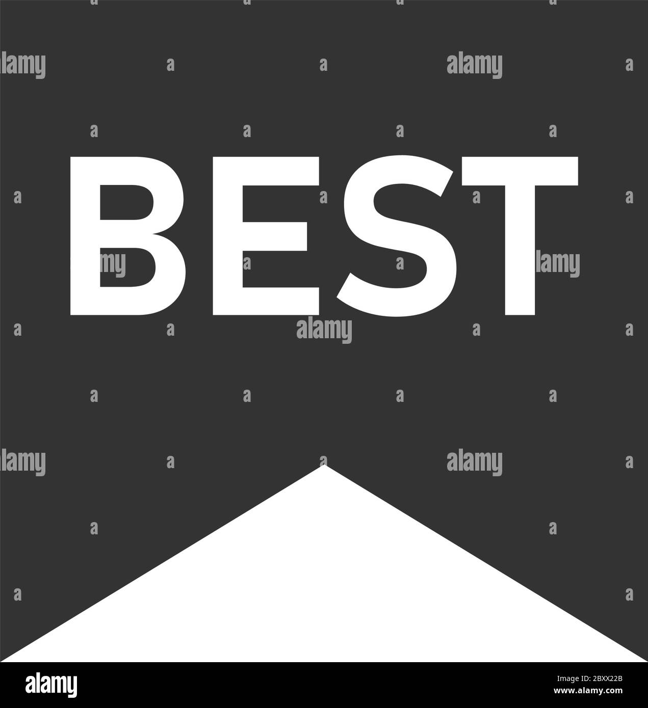 Best lettering text. Black Icon Flat on white background Stock Vector ...