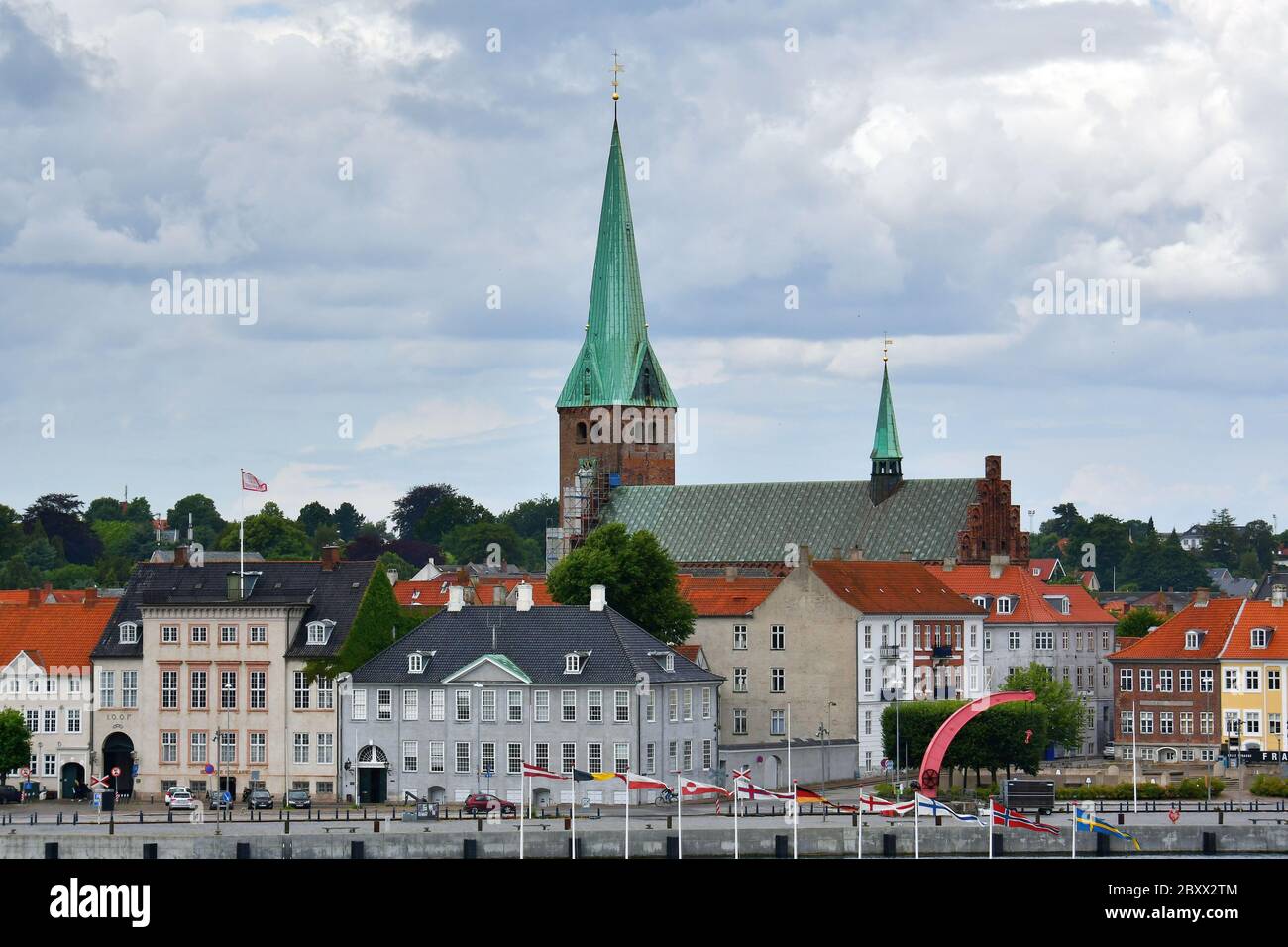View of Elsinore, Helsingør, Denmark, Europe Stock Photo - Alamy