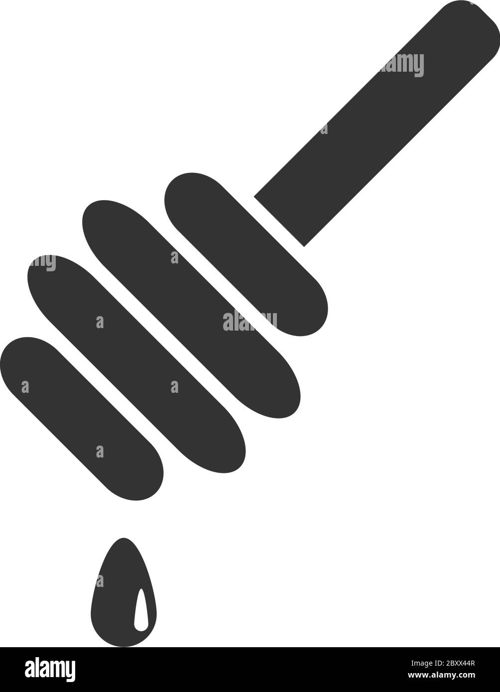 Jar honey icon black Stock Vector Images - Alamy