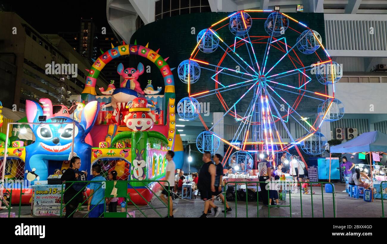 Amusing park in Bangkok, Thailand Stock Photo - Alamy