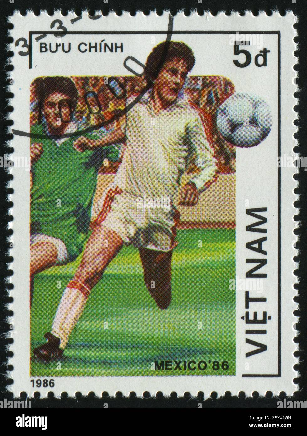 VIET NAM - CIRCA 1986: 1986 World Cup Soccer Championships Mexico ...