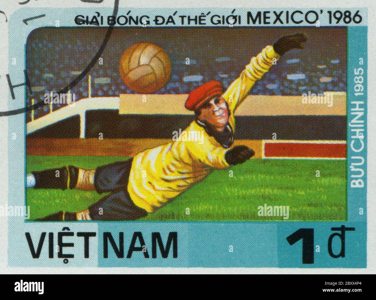 VIET NAM - CIRCA 1986: 1986 World Cup Soccer Championships Mexico ...