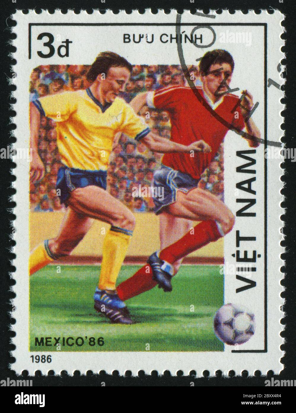 VIET NAM - CIRCA 1986: 1986 World Cup Soccer Championships Mexico ...