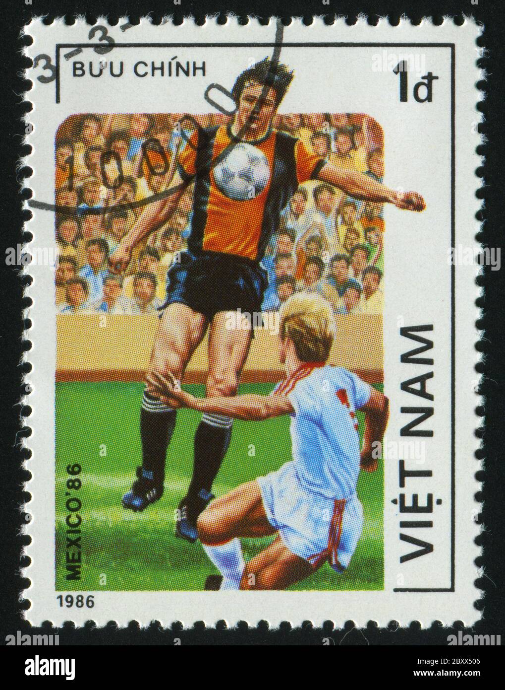 VIET NAM - CIRCA 1986: 1986 World Cup Soccer Championships Mexico ...