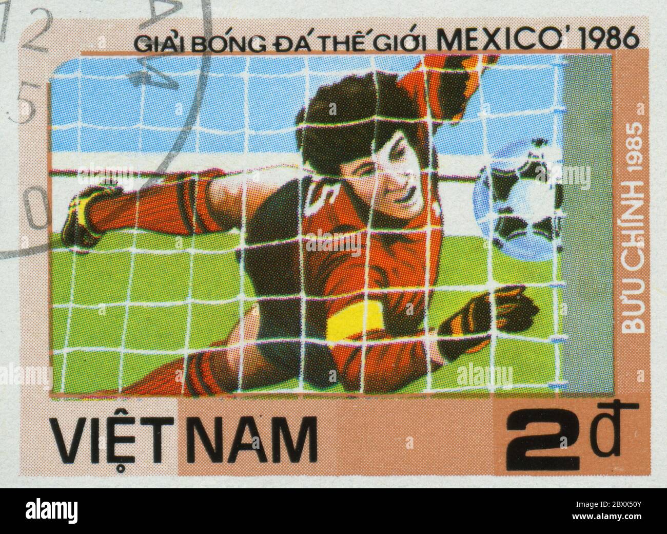 VIET NAM - CIRCA 1986: 1986 World Cup Soccer Championships Mexico ...