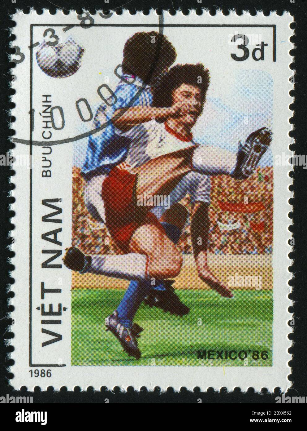 VIET NAM - CIRCA 1986: 1986 World Cup Soccer Championships Mexico ...