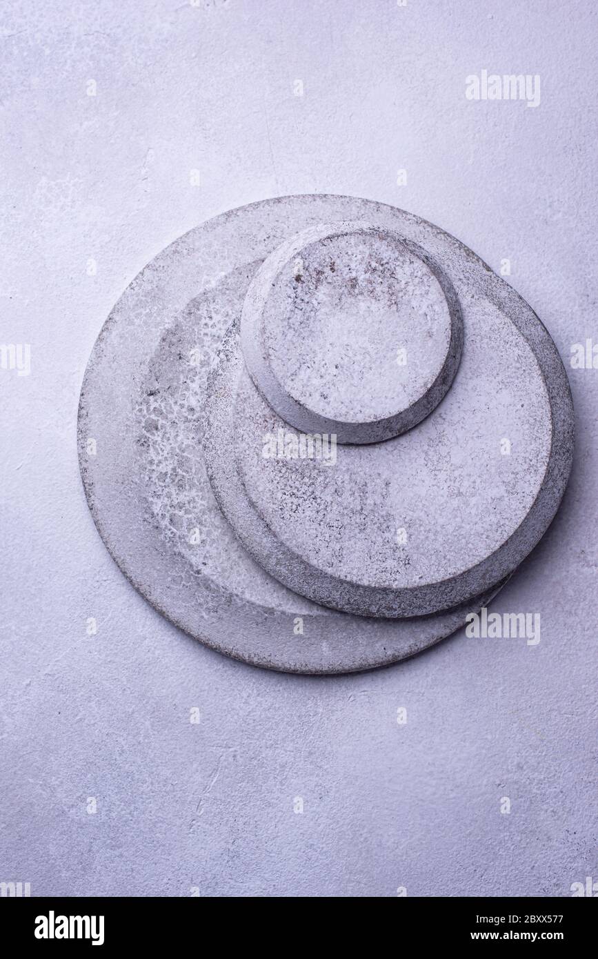 Concrete plates made by hand hi-res stock photography and images - Alamy