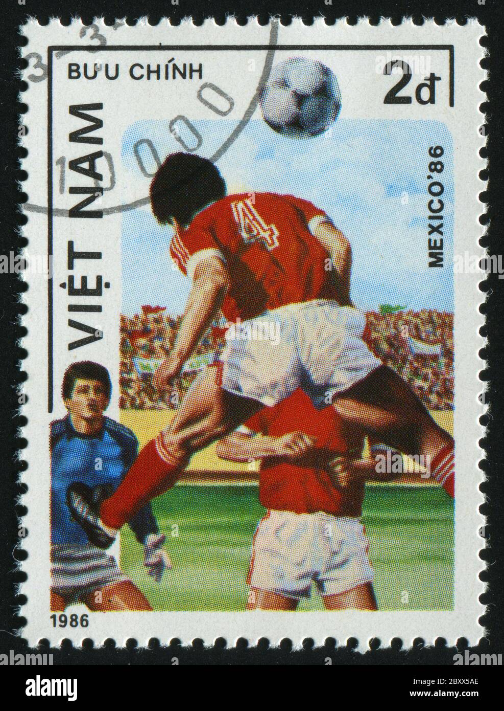 VIET NAM - CIRCA 1986: 1986 World Cup Soccer Championships Mexico ...