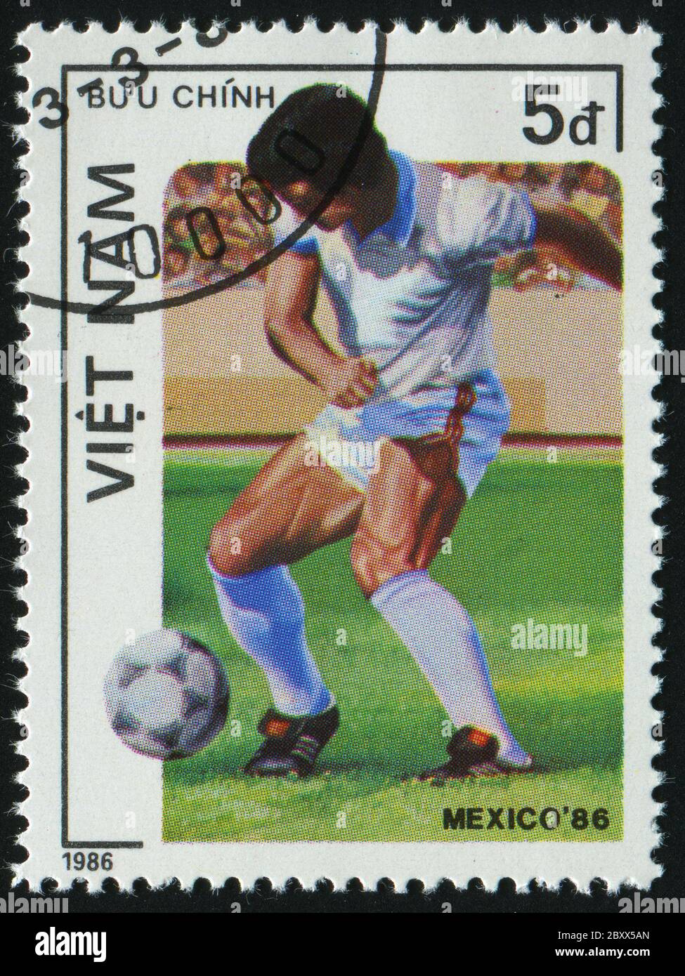 VIET NAM - CIRCA 1986: 1986 World Cup Soccer Championships Mexico ...