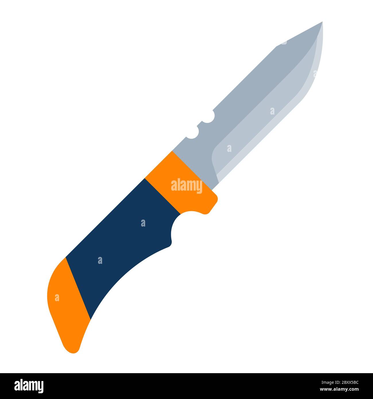 Blue knife handle Stock Vector Images - Alamy
