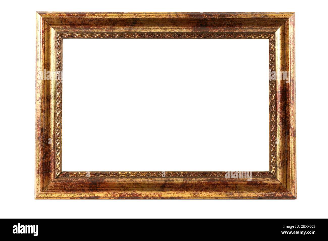 A Isolated Empty picture frame Stock Photo - Alamy