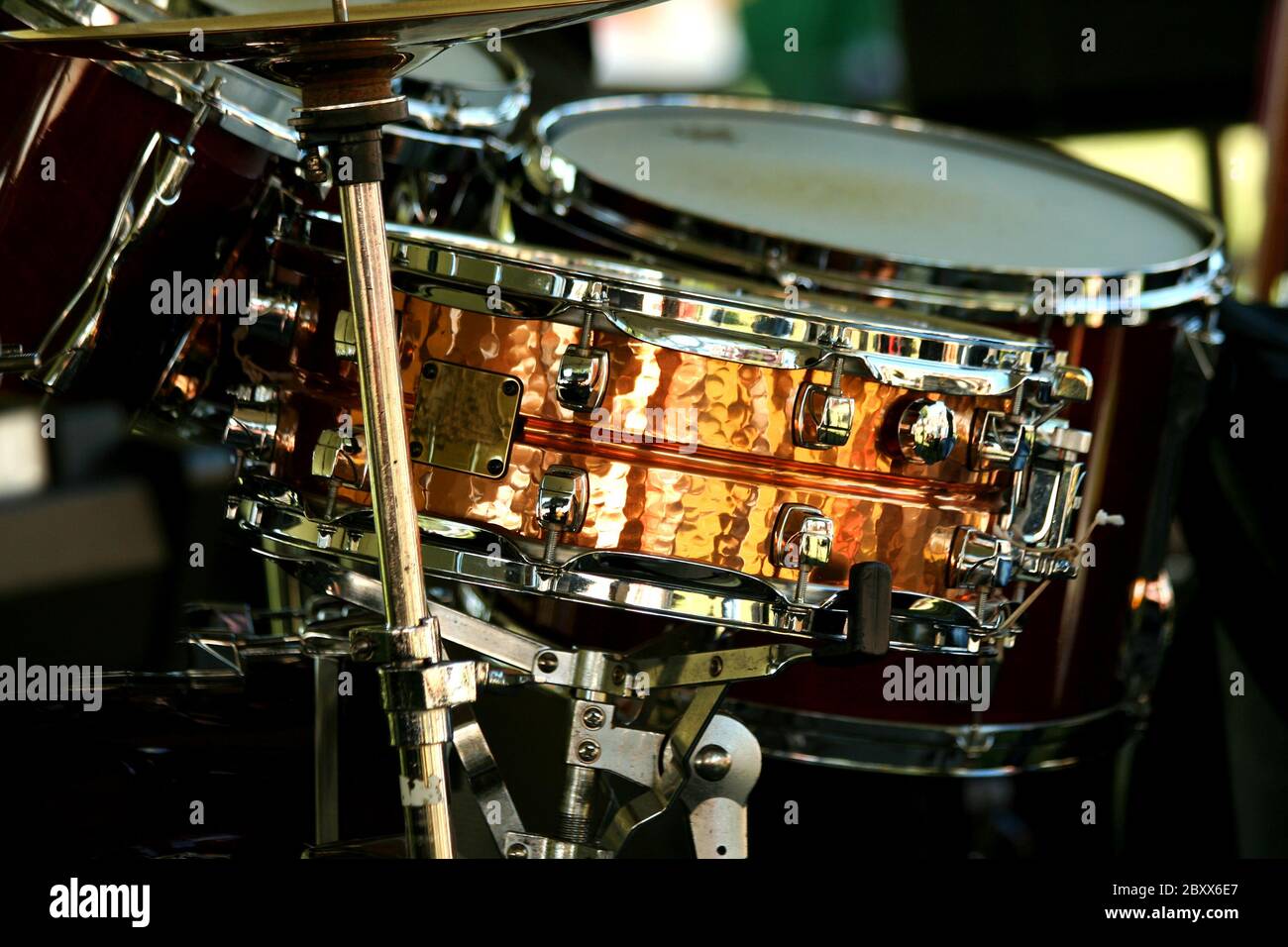 A close up of a Snare drum Stock Photo - Alamy