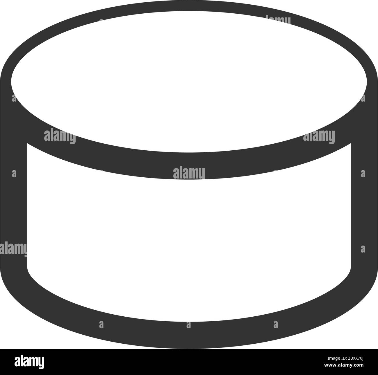 Tin can icon black hi-res stock photography and images - Alamy