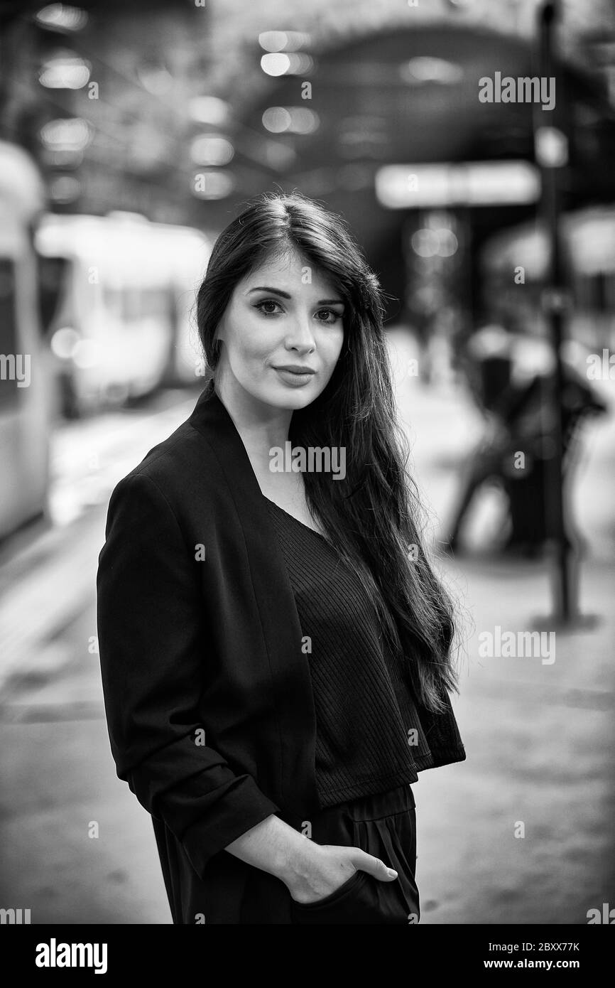 Porto city sign Black and White Stock Photos & Images - Alamy