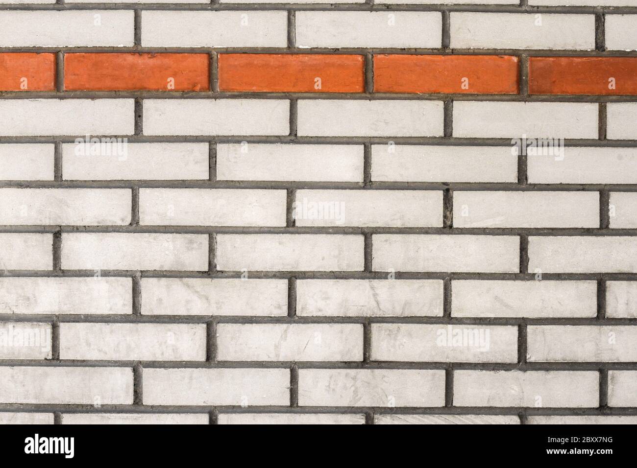 White brick orange wall hi-res stock photography and images - Alamy