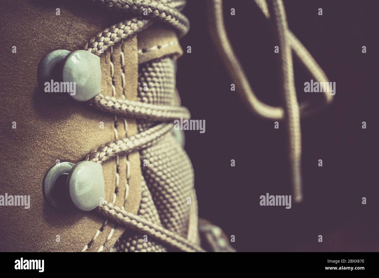 Lacing stitch hi-res stock photography and images - Alamy