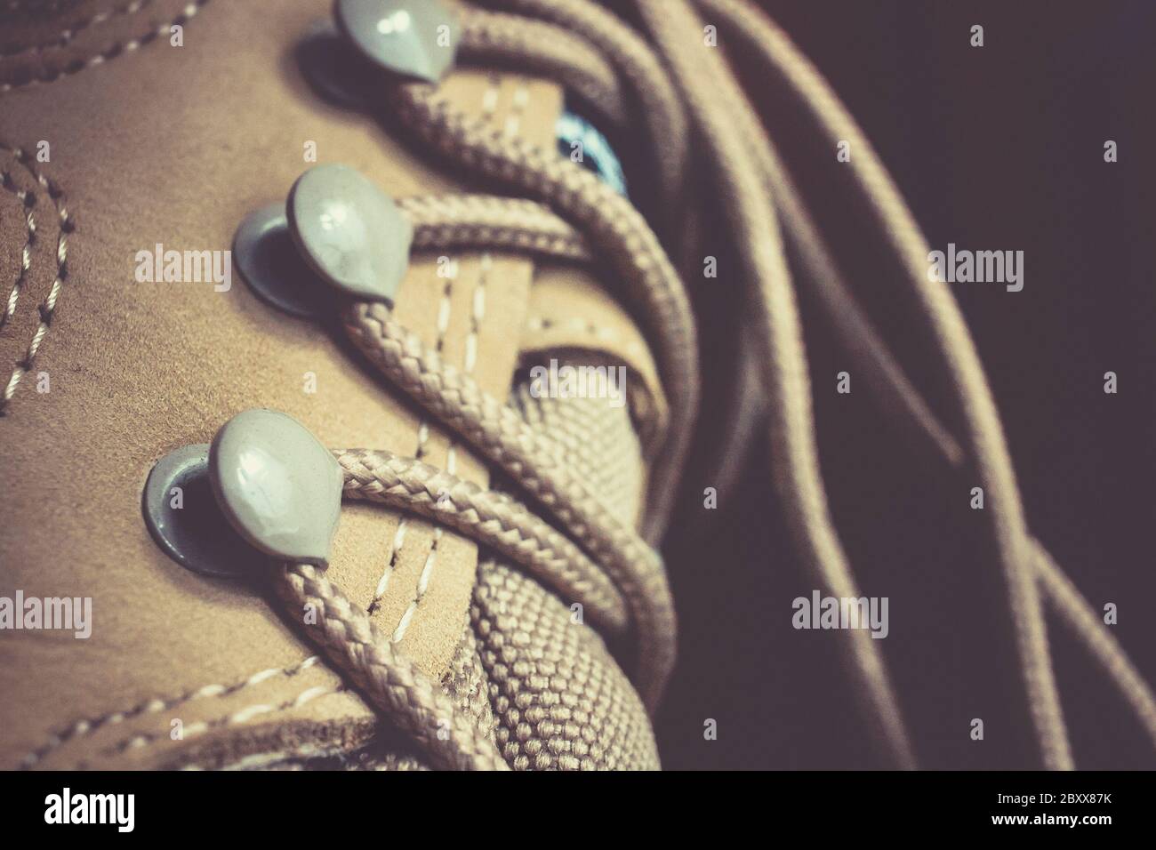 Lacing stitch hi-res stock photography and images - Alamy