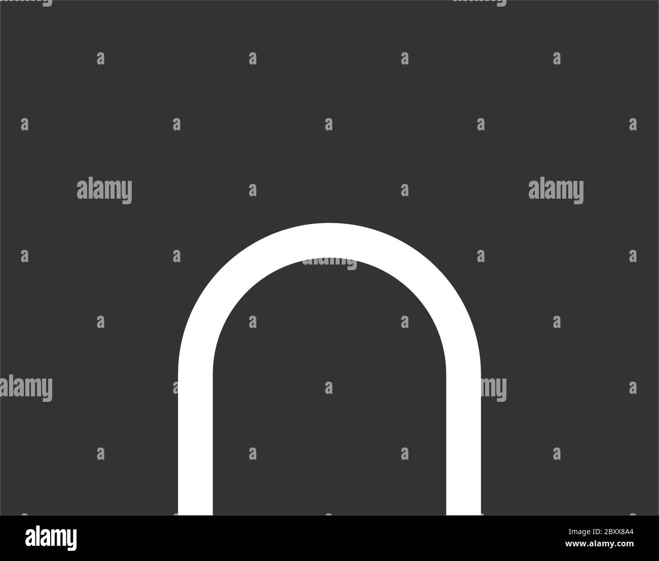 Tunnel road sign on Stock Vector Images - Alamy