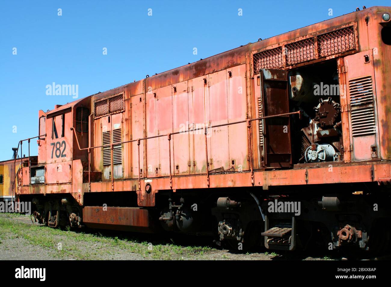 A Old train locomotive Stock Photo - Alamy