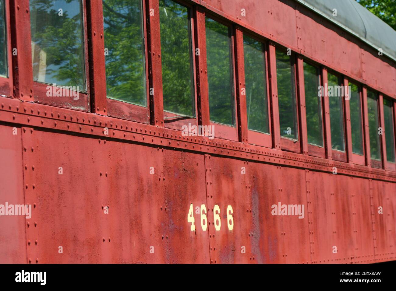 Old passenger train car Stock Photo - Alamy