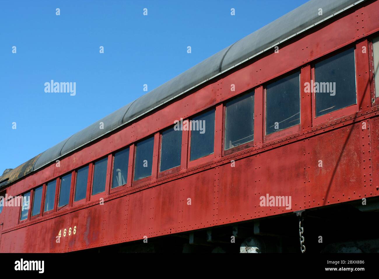 A Old passenger train car Stock Photo - Alamy