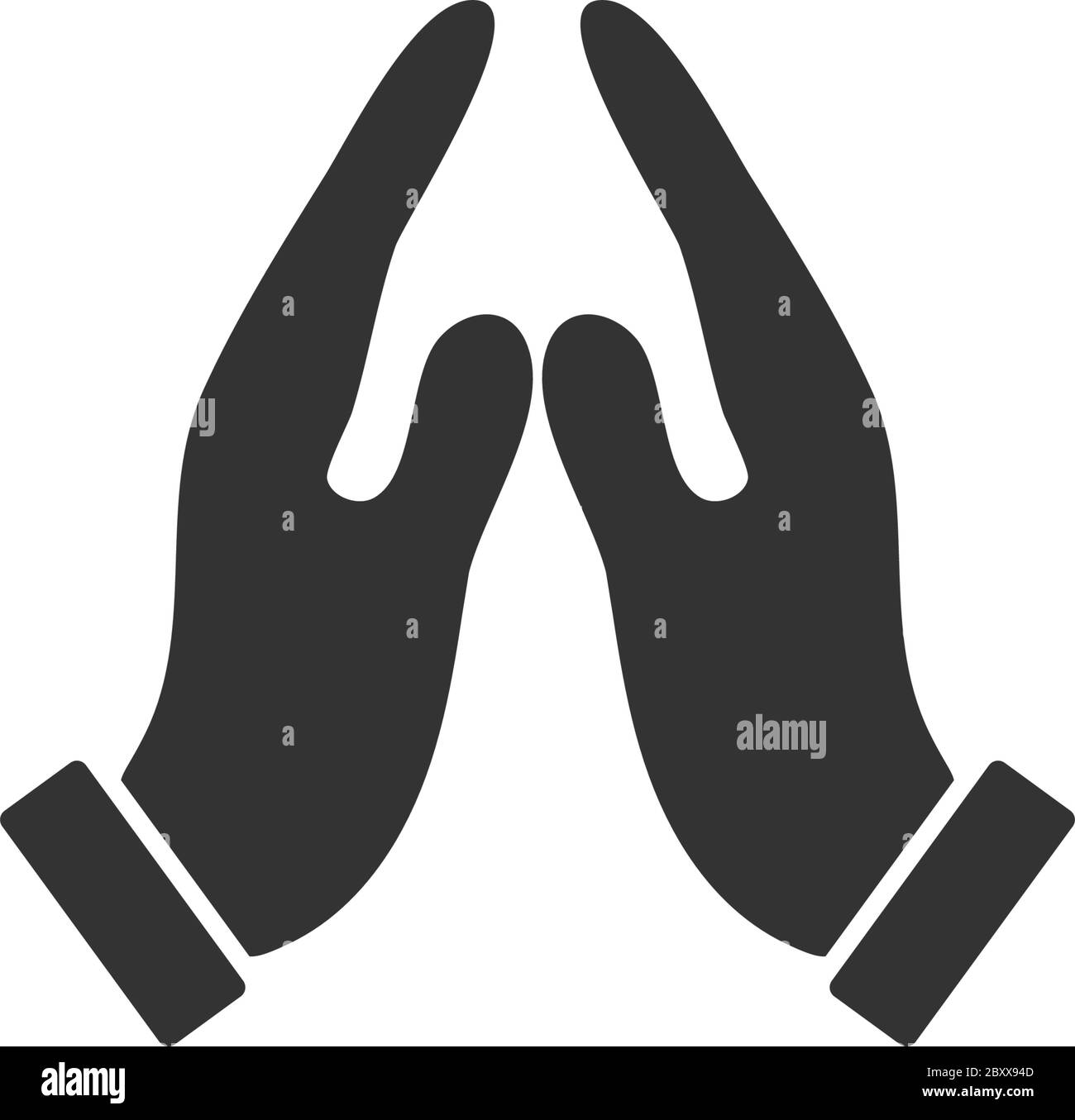 Cupped hands Stock Vector Images - Alamy