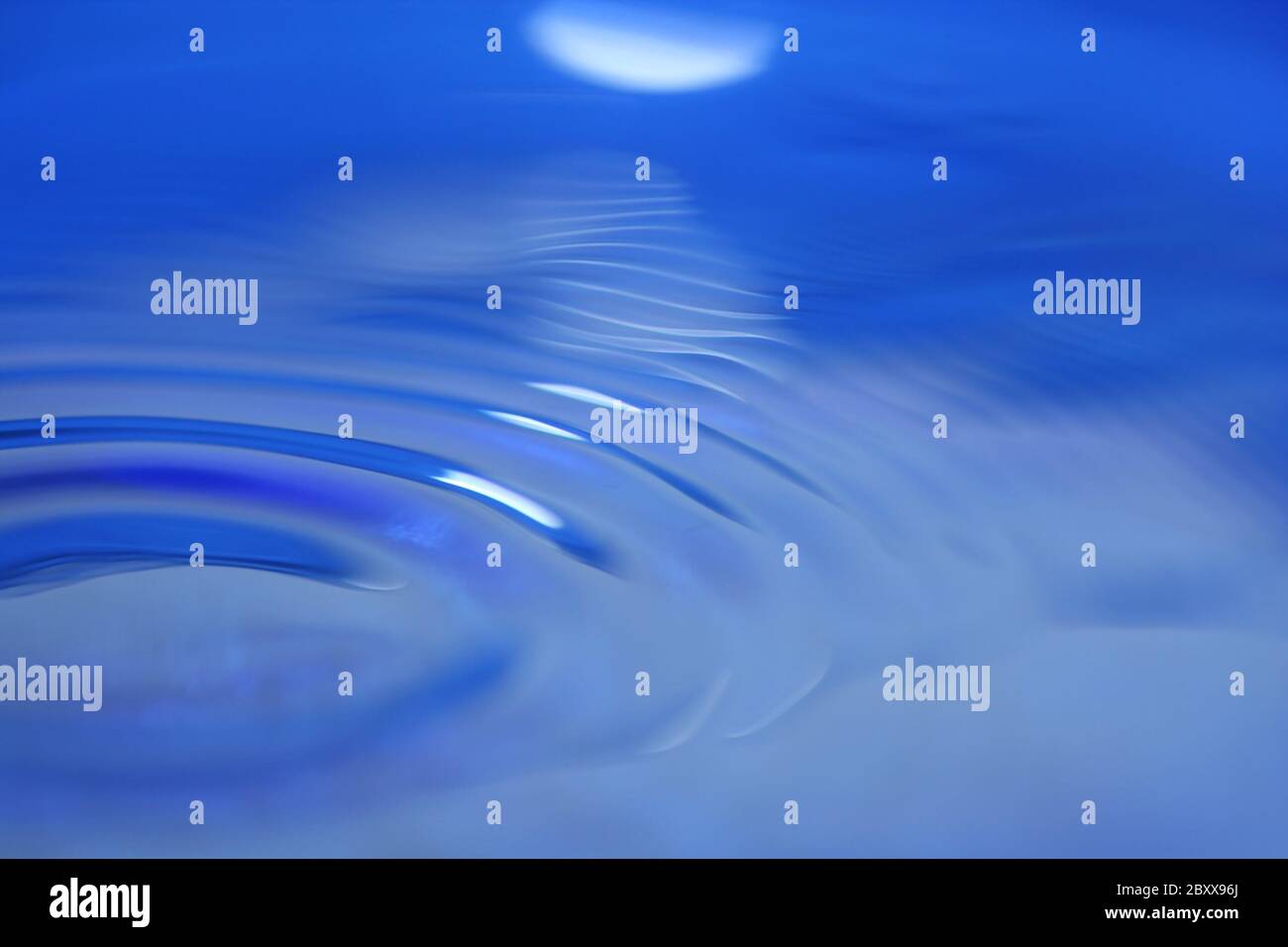 A Blue water ripples backgroud Stock Photo - Alamy