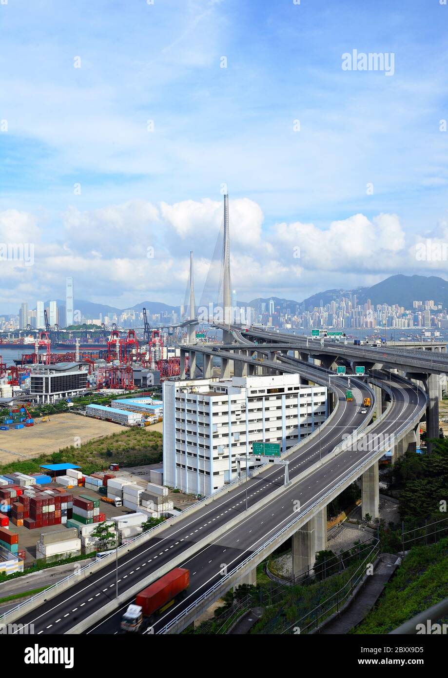 Hong kong container terminal hi-res stock photography and images - Alamy