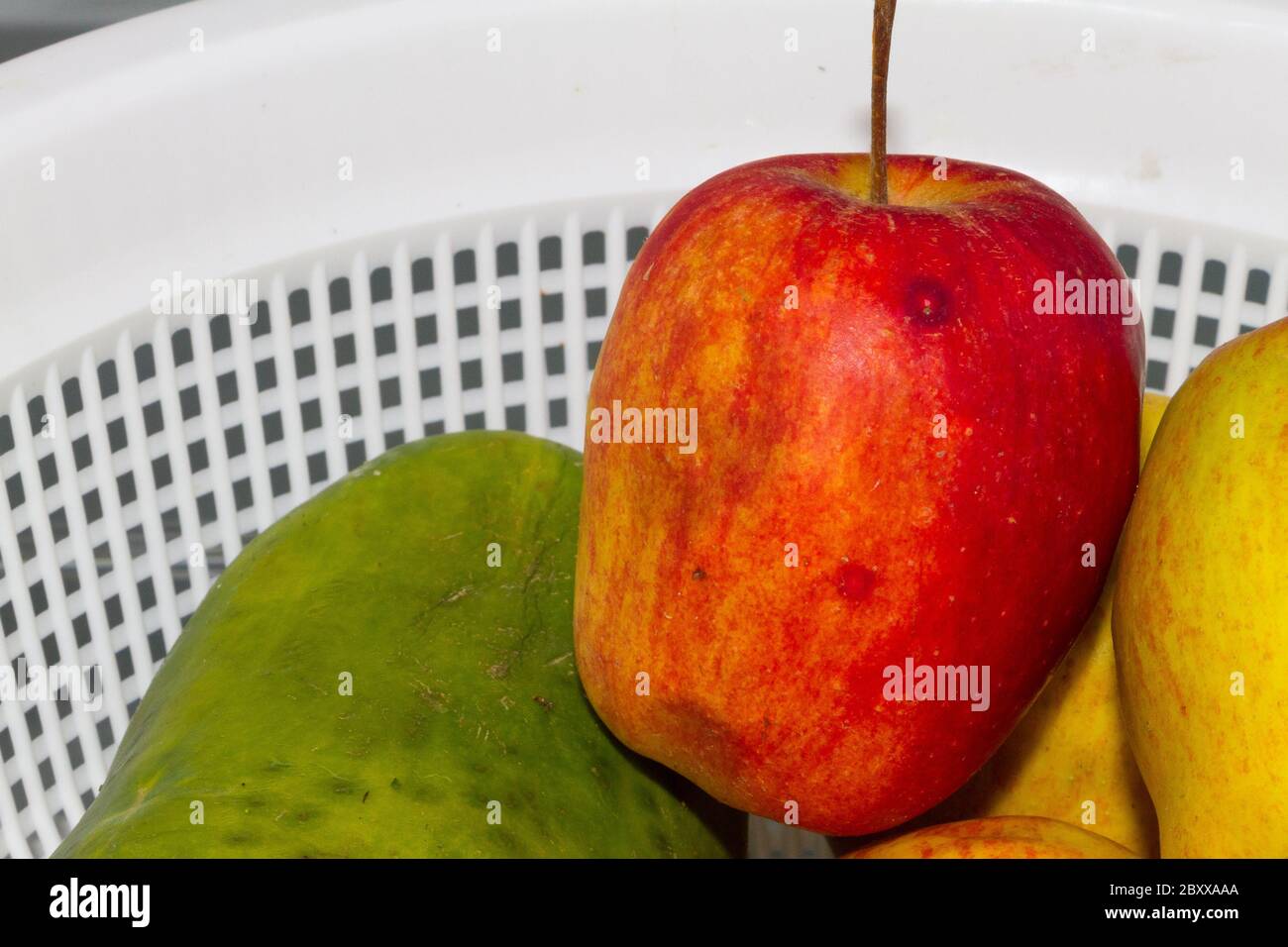 Fresh and natural fruits Stock Photo - Alamy