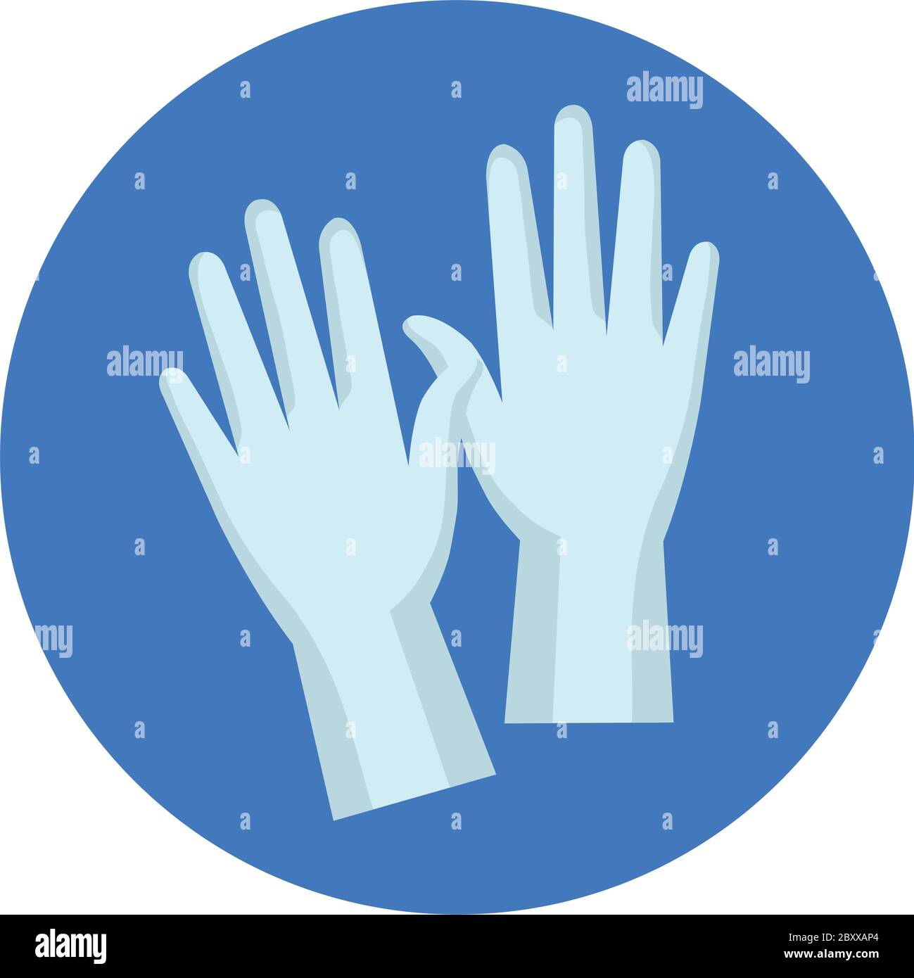 Medical exam gloves Stock Vector Images - Alamy