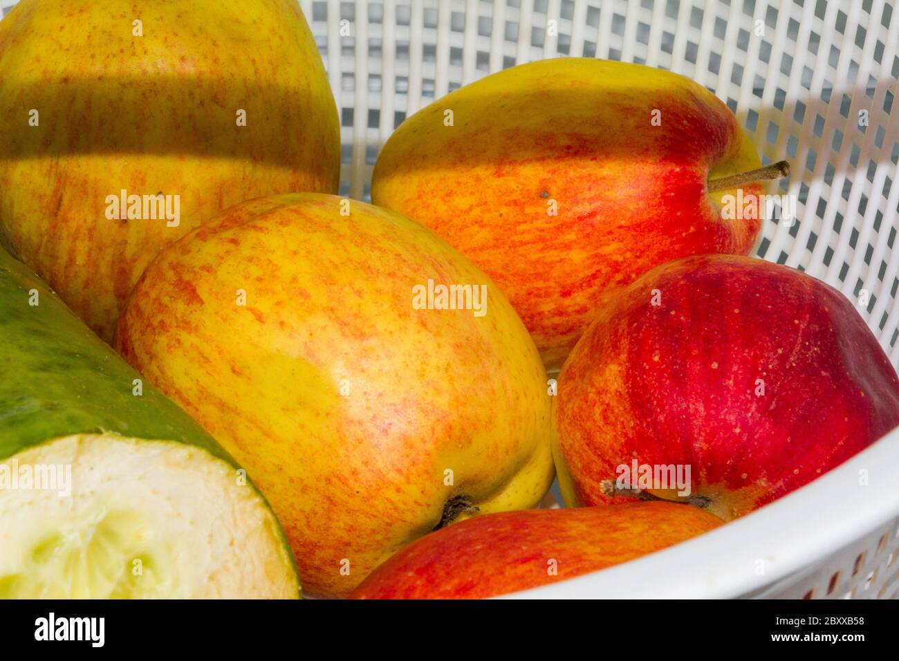 Fresh and natural fruits Stock Photo - Alamy