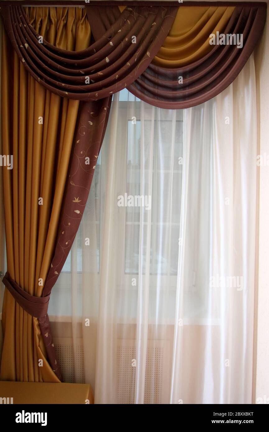 Waving curtain hi-res stock photography and images - Alamy