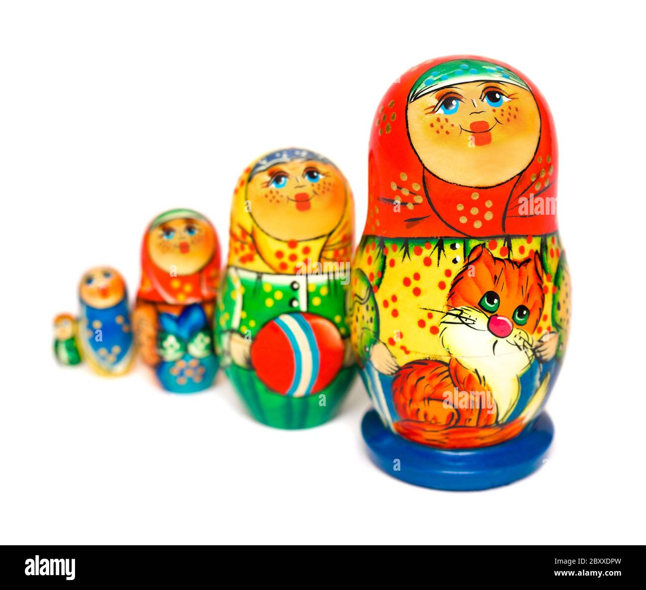 Russian toy matrioska Stock Photo - Alamy
