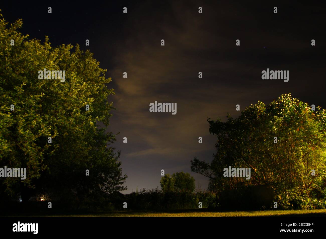 Night Rural Sky Stock Photo - Alamy