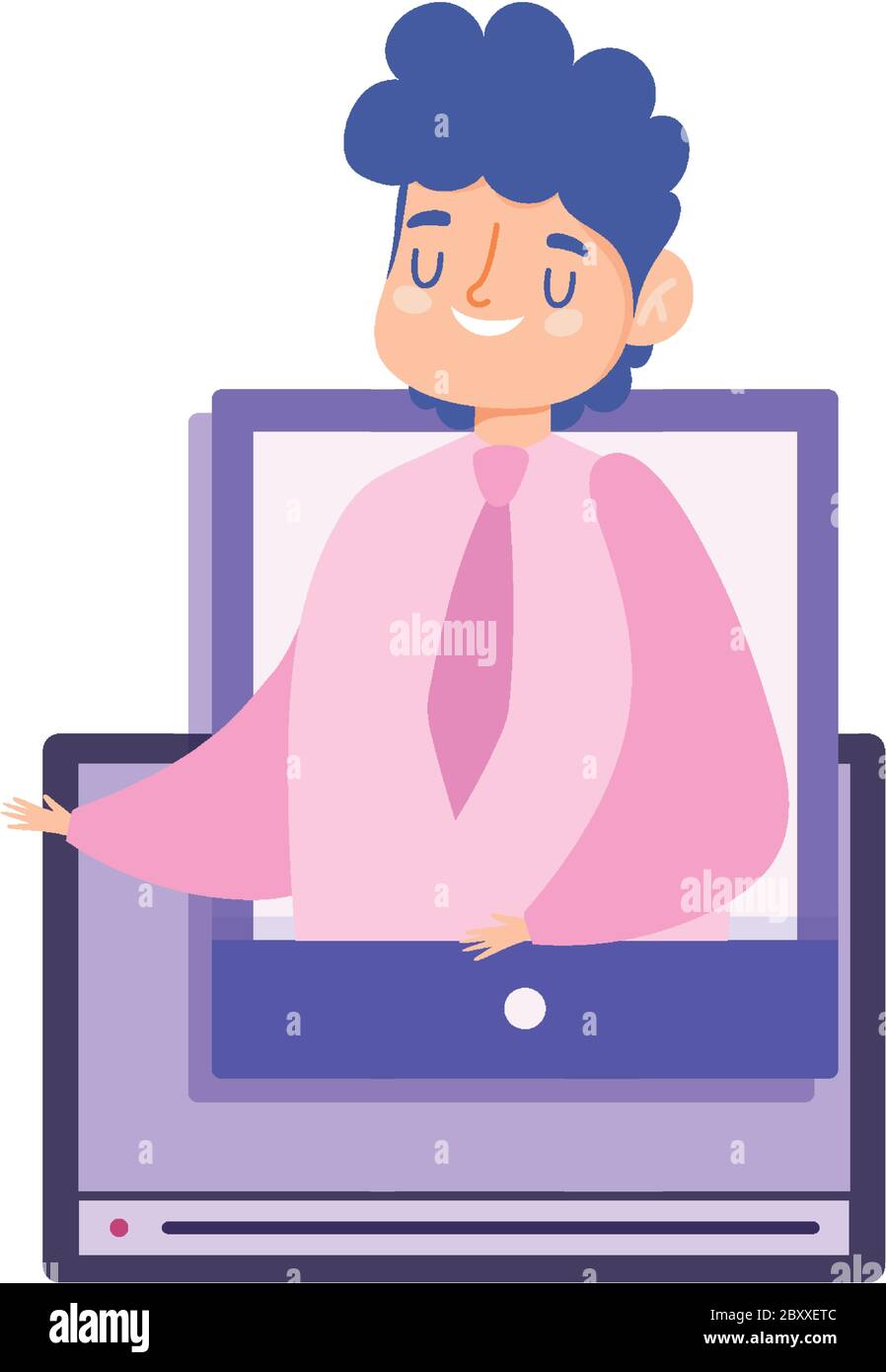 online education teacher smartphone website teaching class homework ...