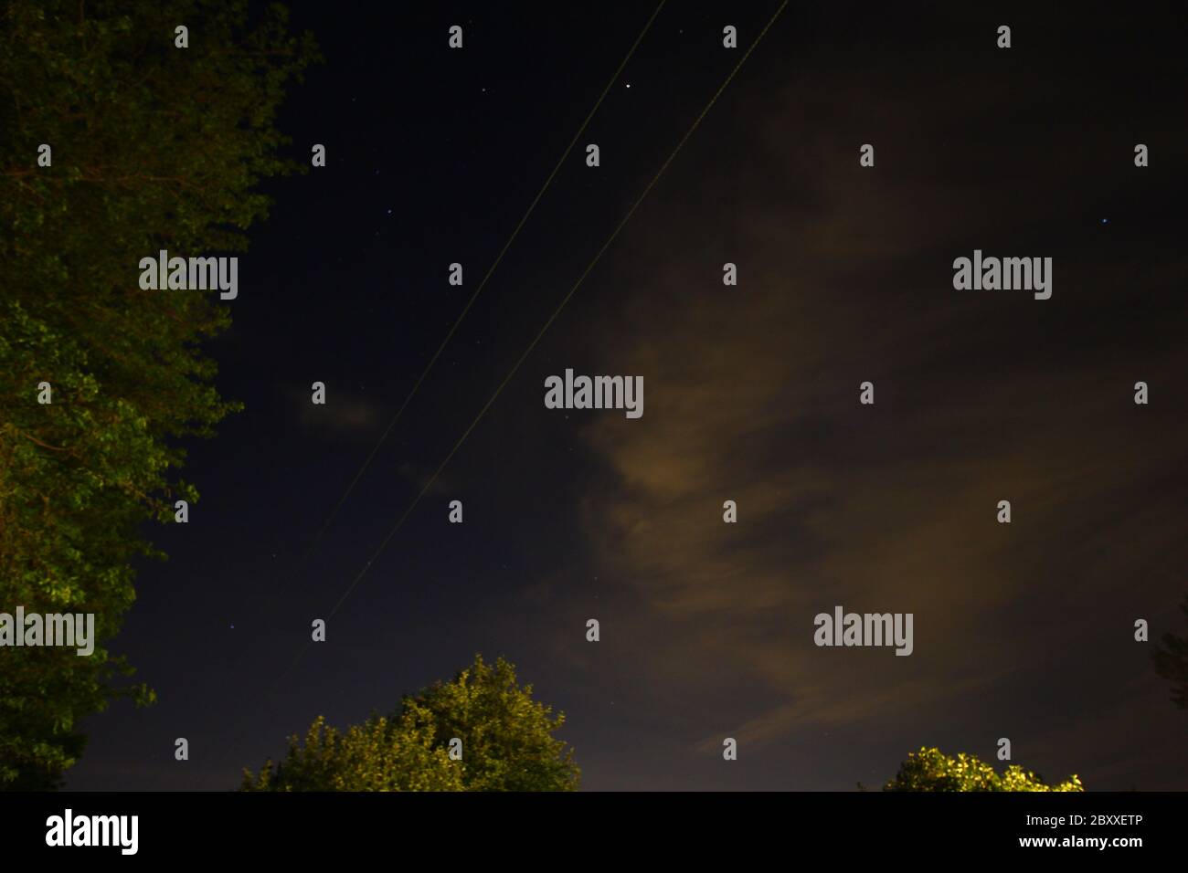 Night Rural Sky Stock Photo - Alamy