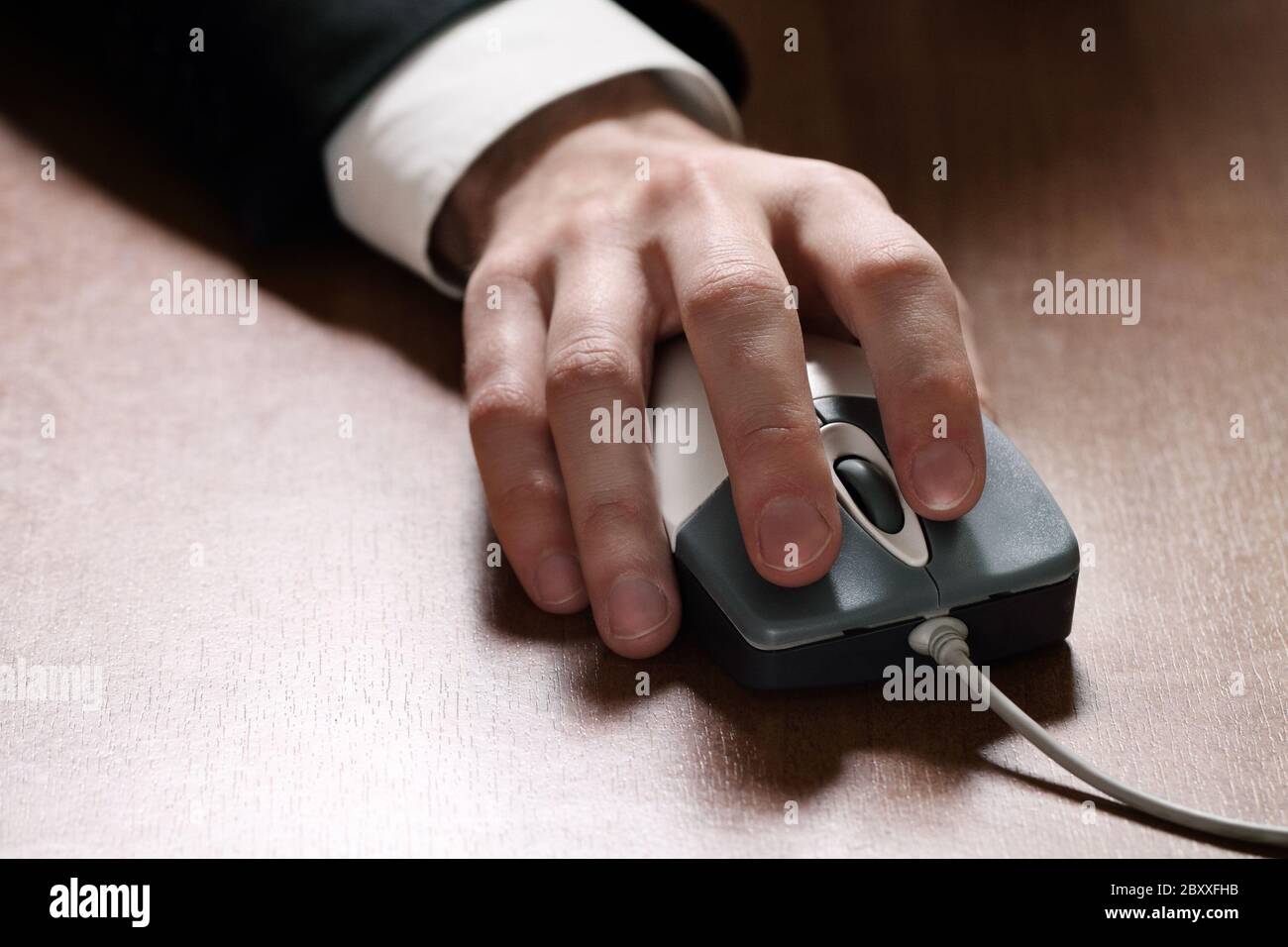 Mouse in hand hi-res stock photography and images - Alamy